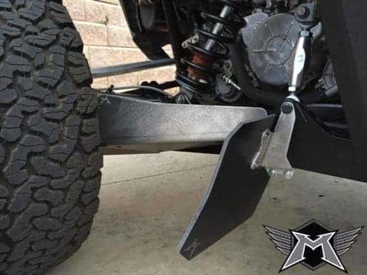 Polaris RZR XP Mud Flaps, Trailing Arm