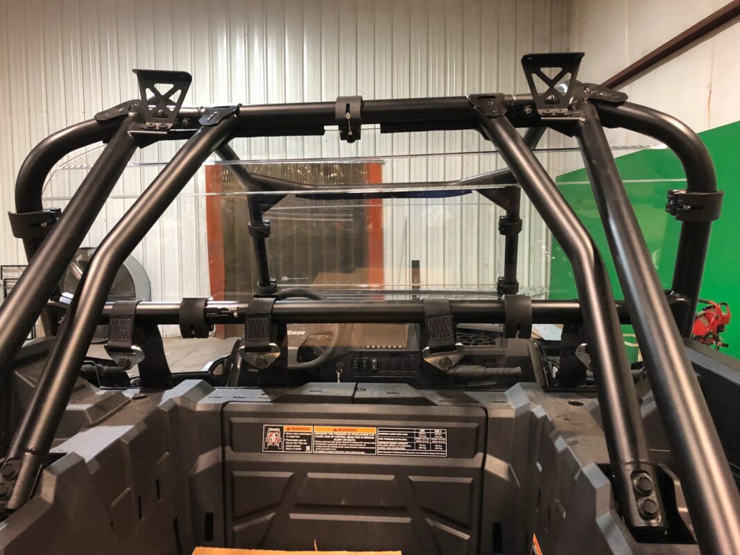 Polaris RZR XP Turbo S Rear Window, Fully Hard Coated