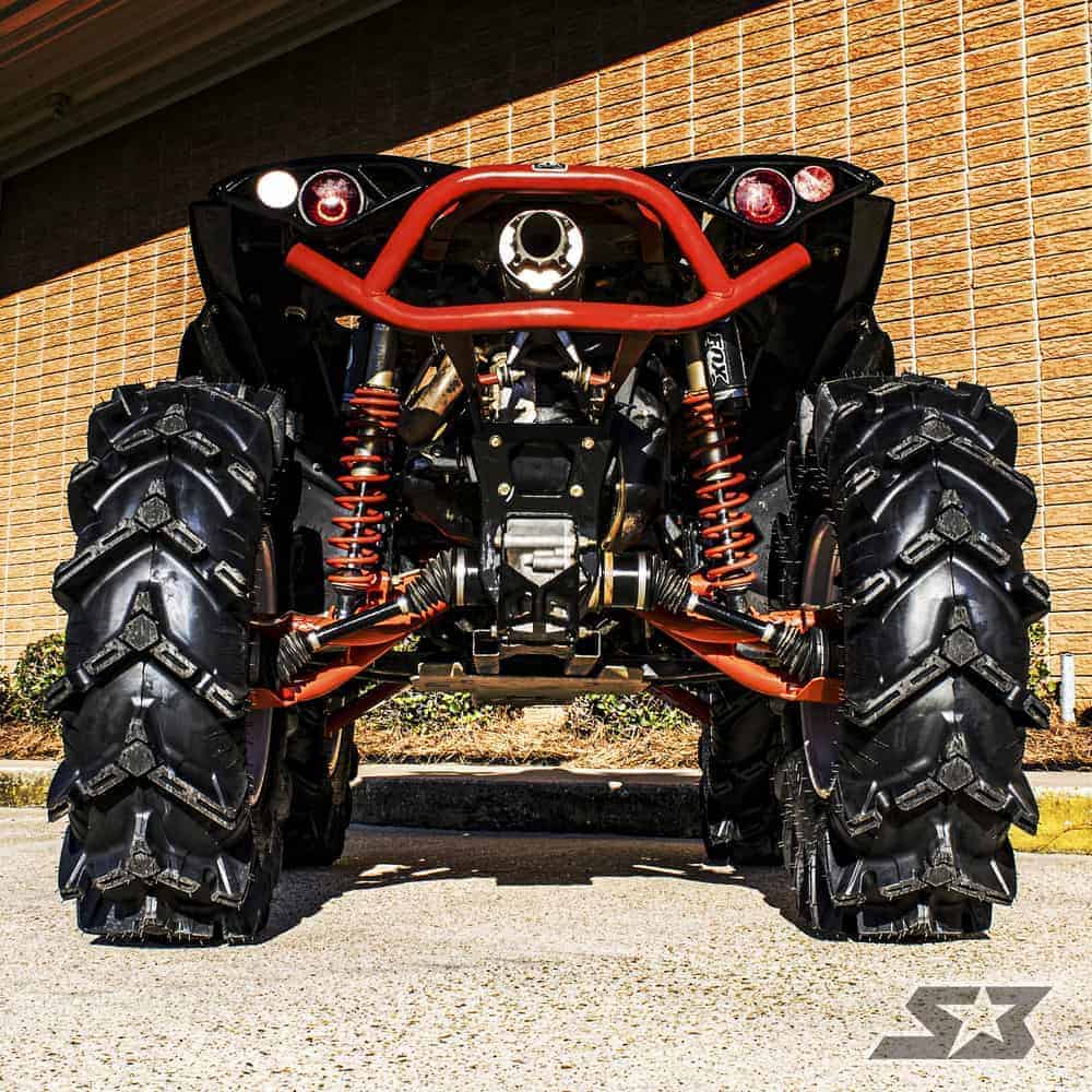 Stongest ATV Trailing Arms Around, Lifted And Stretched