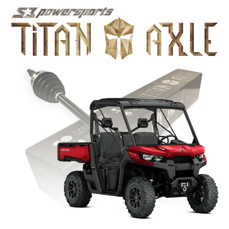 Upgraded Can-Am Defender Axles, Titian Series