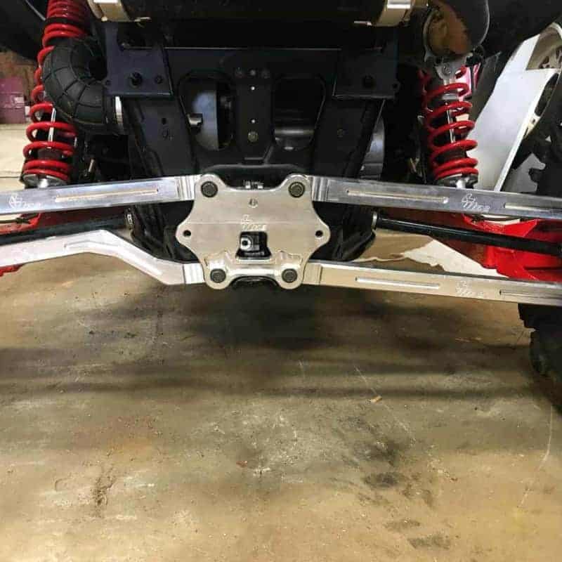 Polaris RZR XP Radius Rod Plate, Pure Billet