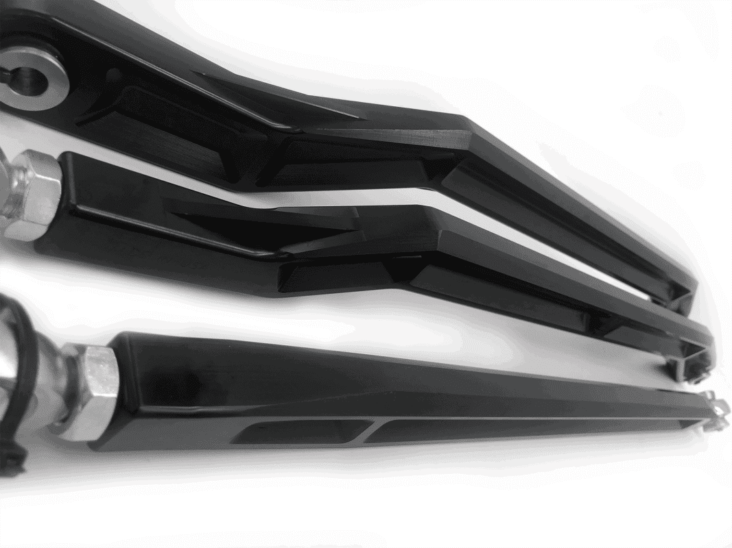 Polaris RZR XP Radius Rods, High Clearance Upgrade Set