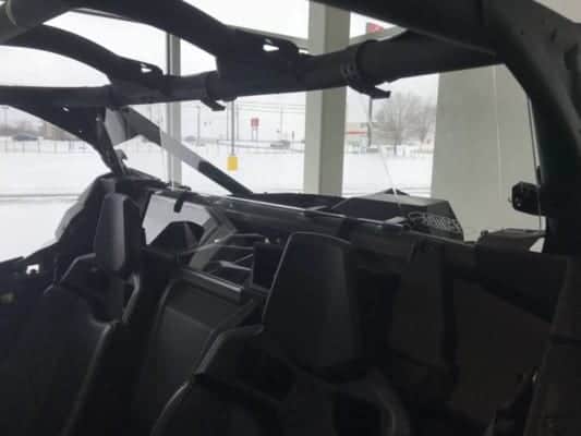 Can-Am Maverick X3 Rear Window, Hard Poly Rear Protection
