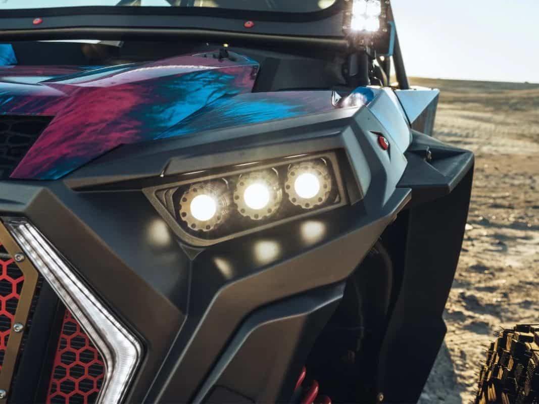 Polaris RZR XP Headlights, Billet LED Upgrade