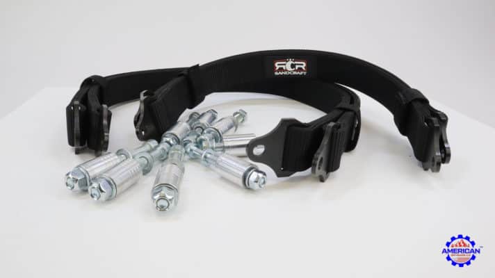 Full RZR Pro XP Limit Straps Kit, Straps And Hardware.
