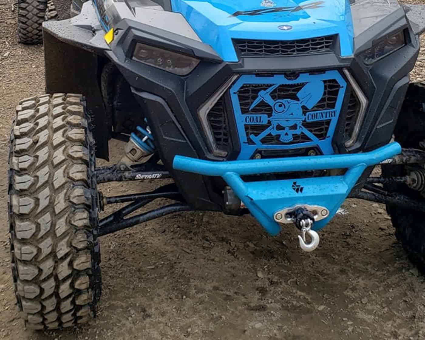 Polaris RZR XP Winch Bumper, Low Profile Front Race ED.