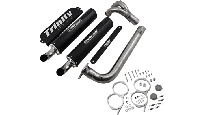 Polaris RZR Turbo R Exhaust, Slip On or Full System Options