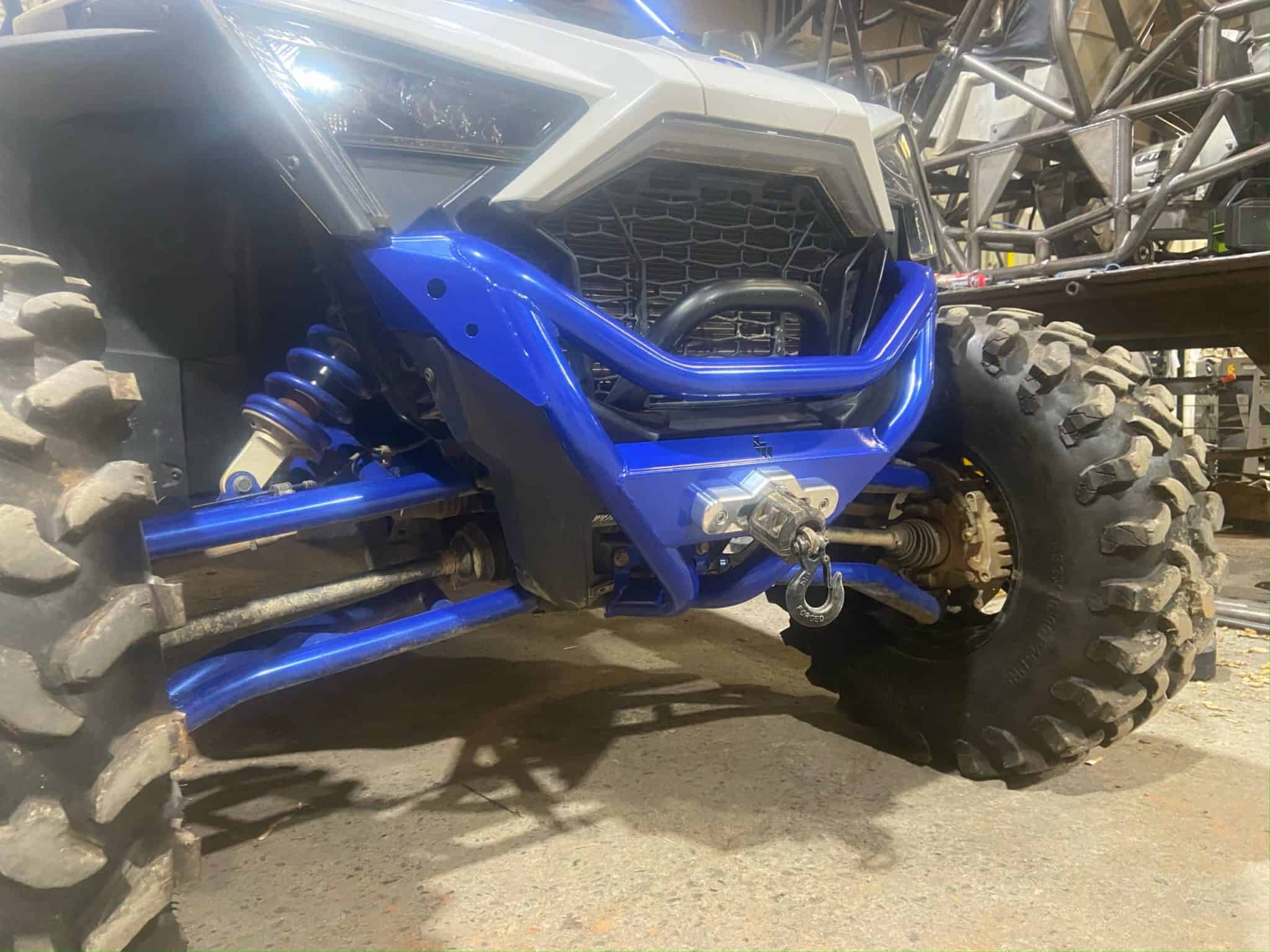 Polaris RZR Pro XP Bumper, Contoured Front Winch Options