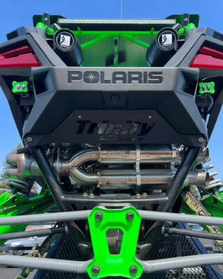 Polaris RZR Pro R Exhaust, Pro R Muffler Setup Stainless