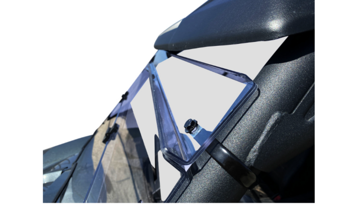 Can-Am Commander Folding Windshield, Full Poly Protection