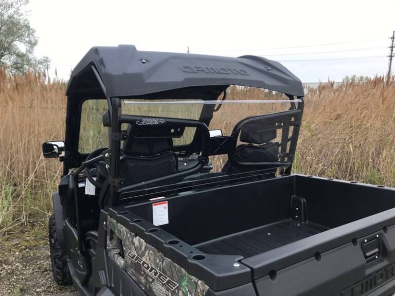 CF Moto UForce Rear Window, Full Coverage Poly Dust Guard