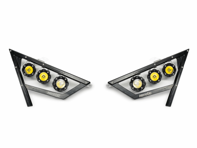 Polaris RZR Pro Headlights, Billet LED Turbo R Headlights