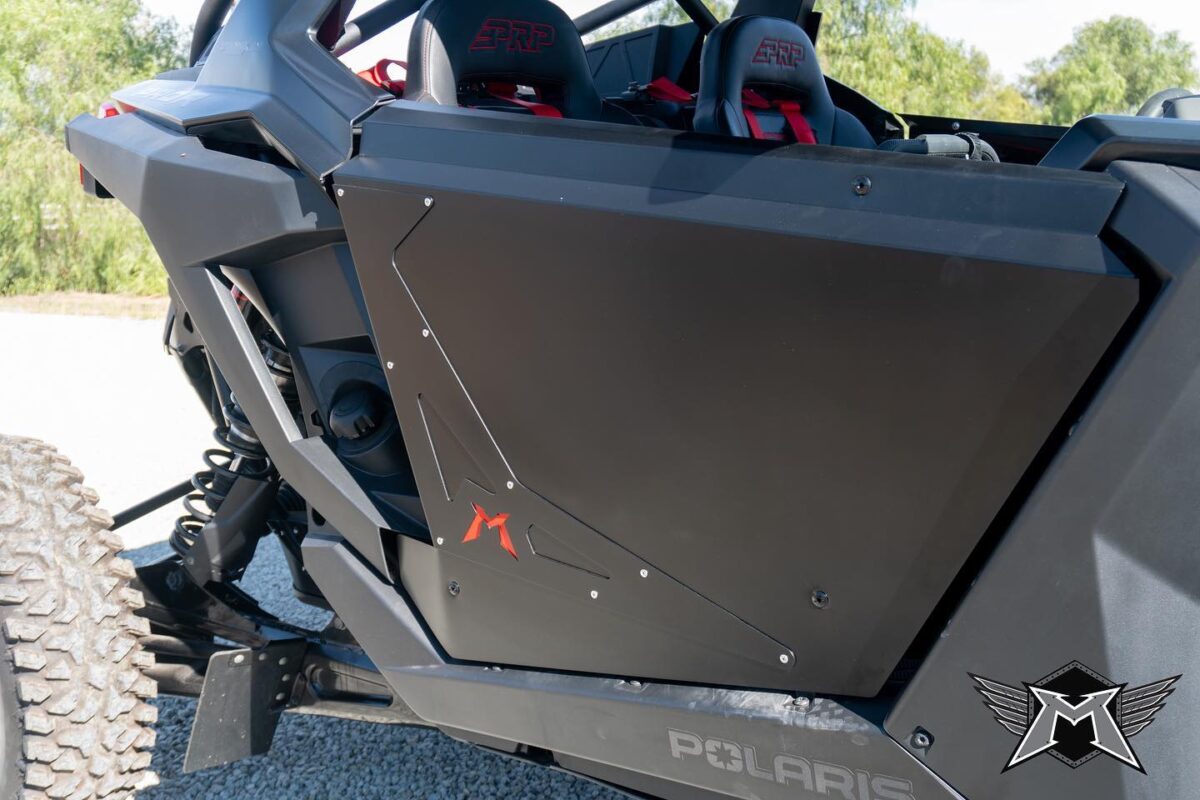 Full Coverage Polaris RZR Pro R Doors, Metal Upgrade Style