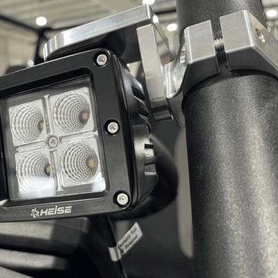 Billed Adjustable Off-Road Accessory Light Mounts, Single