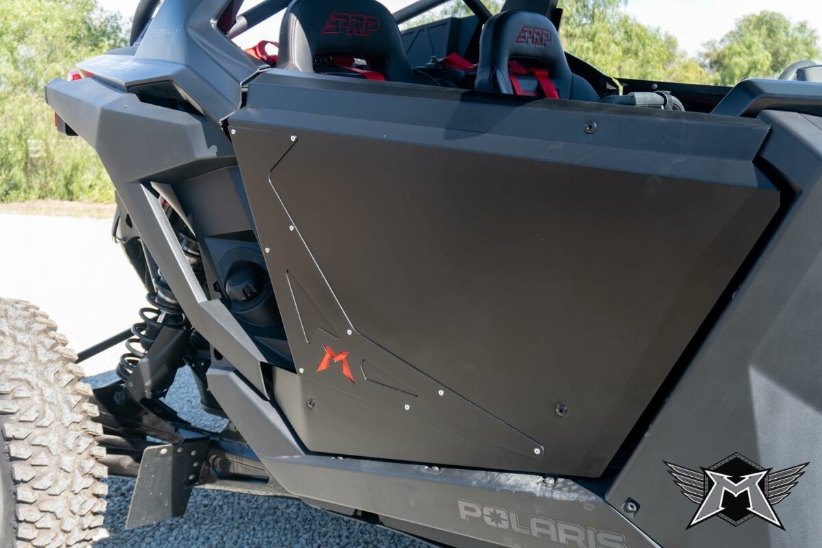 Full Coverage Polaris RZR Pro R Doors, Metal Upgrade Style