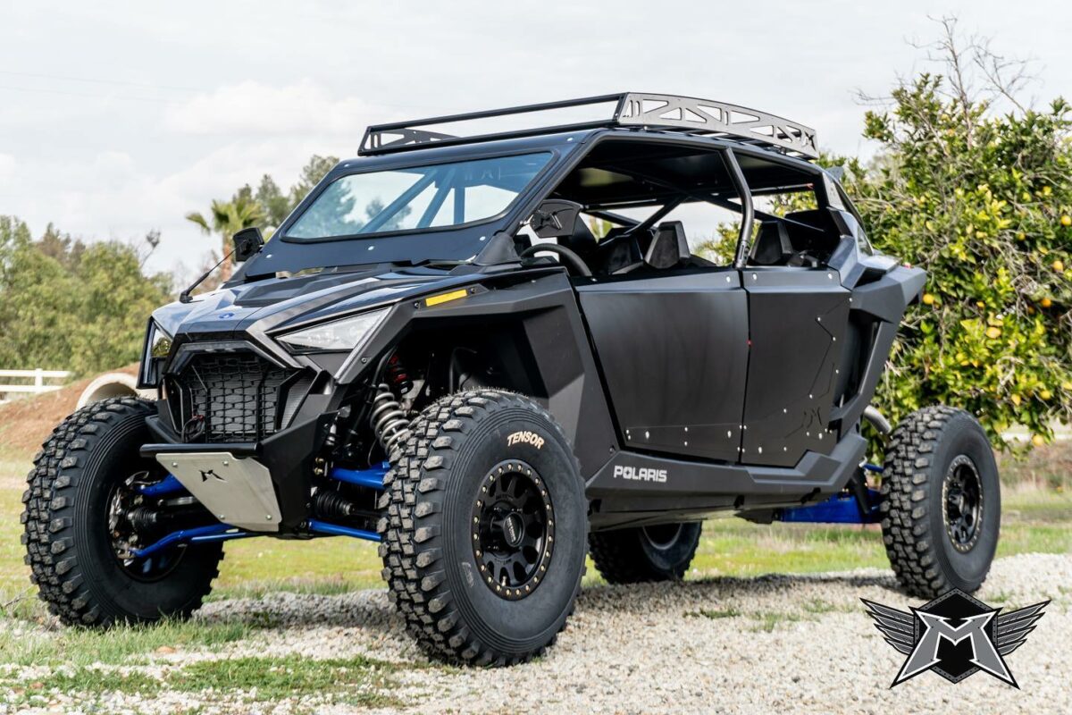 Solid Metal Polaris Turbo R 4 Doors, Complete Setup