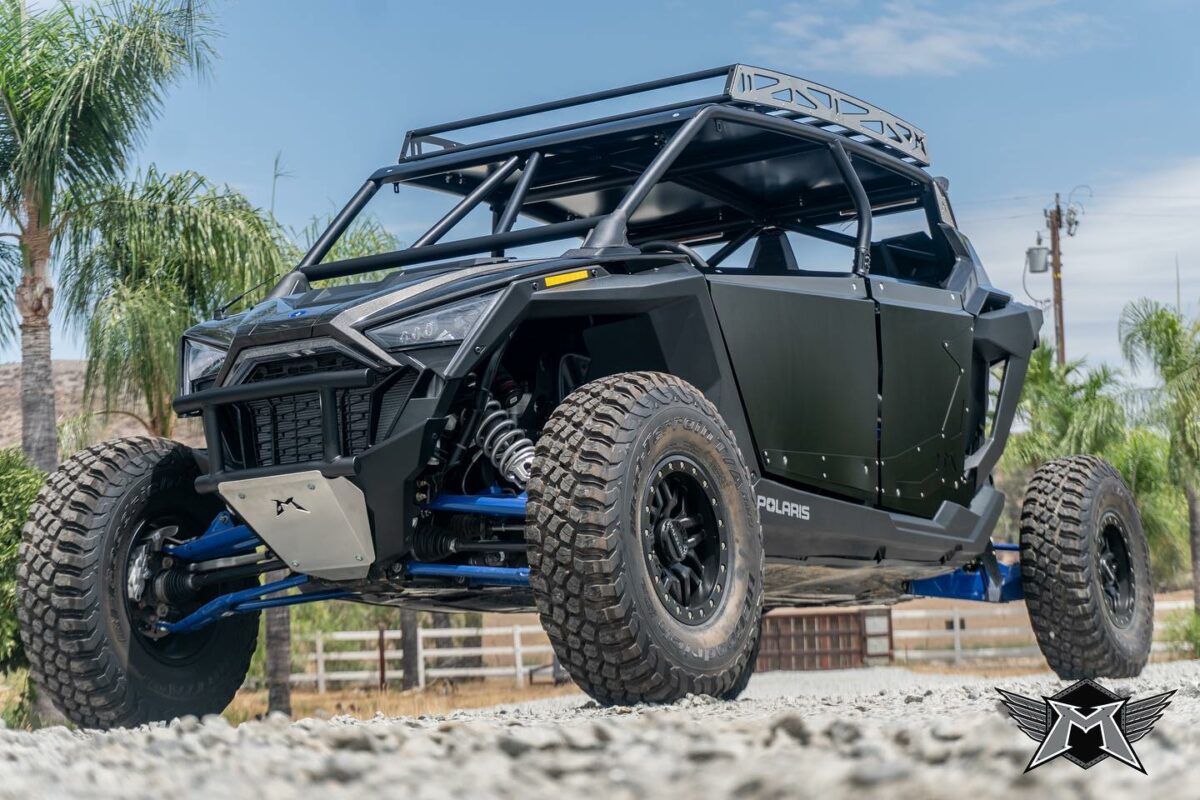 Solid Metal Polaris Turbo R 4 Doors, Complete Setup