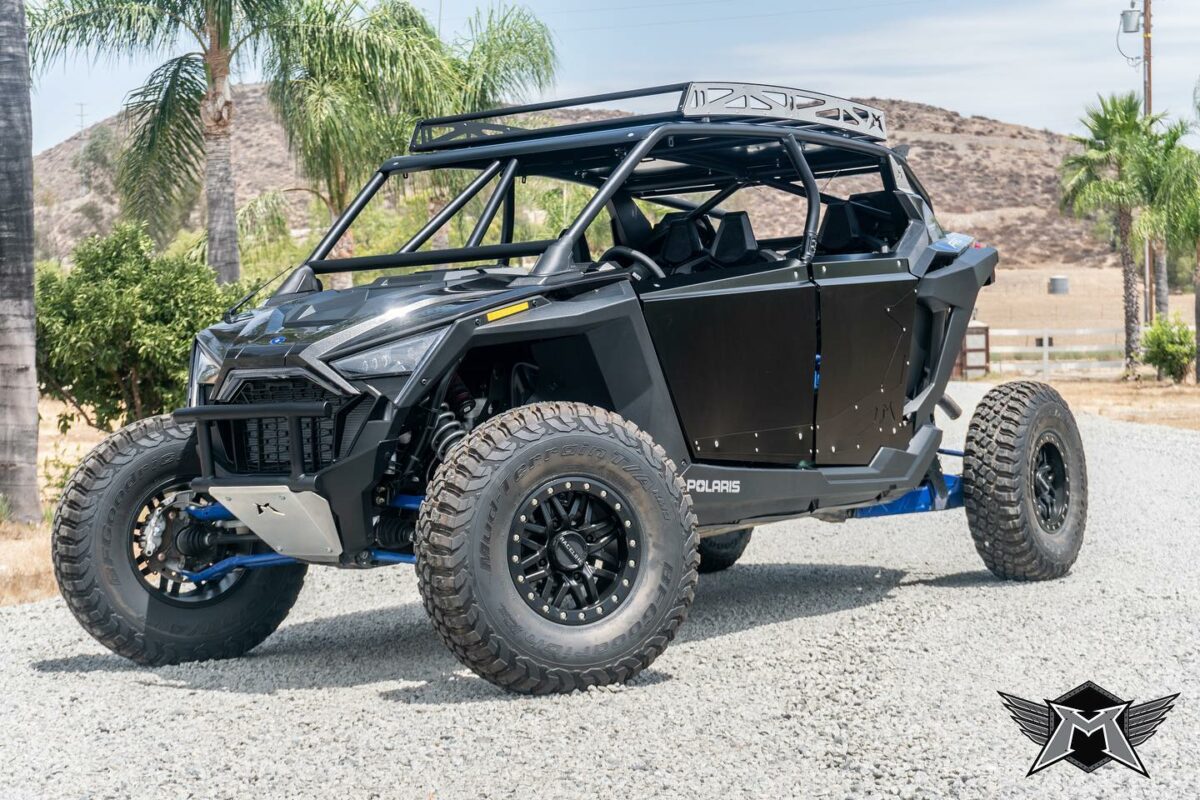 Solid Metal Polaris Turbo R 4 Doors, Complete Setup