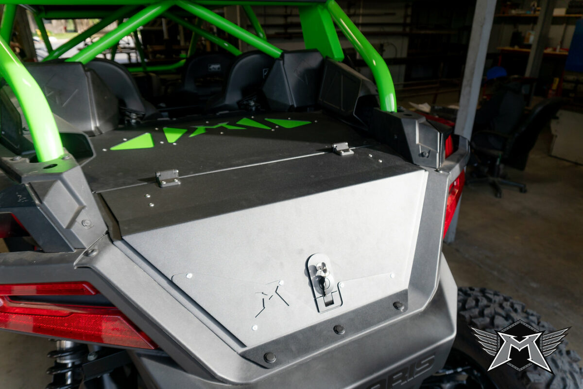 Custom Locking Trunk Lid, Polaris RZR Pro R Bed Cover