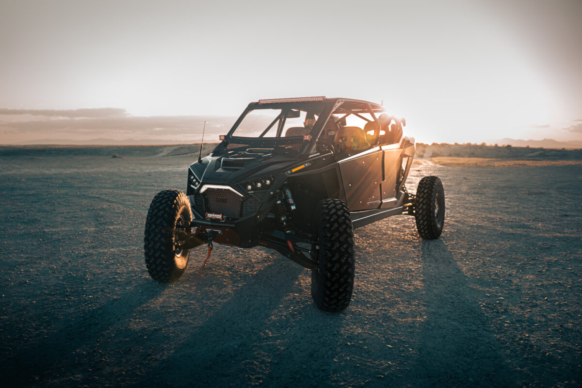 Polaris RZR Pro Headlights, Billet LED Turbo R Headlights