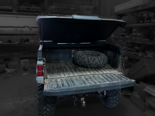 Solid Molded Protective Ranger Bed Cover, Clean Storage