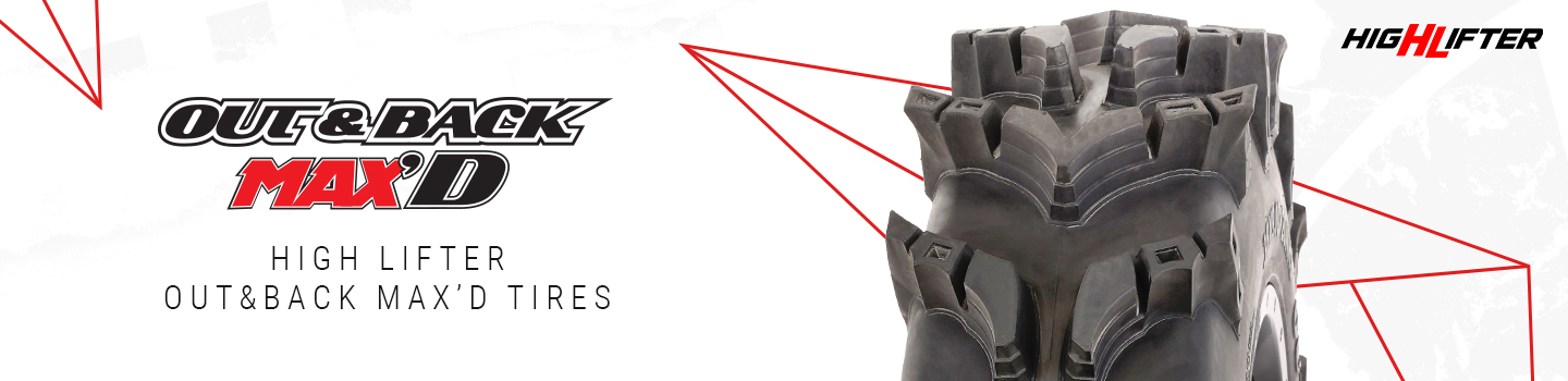 High Lifter Out And Back Max D Tires, V Lug Monsters