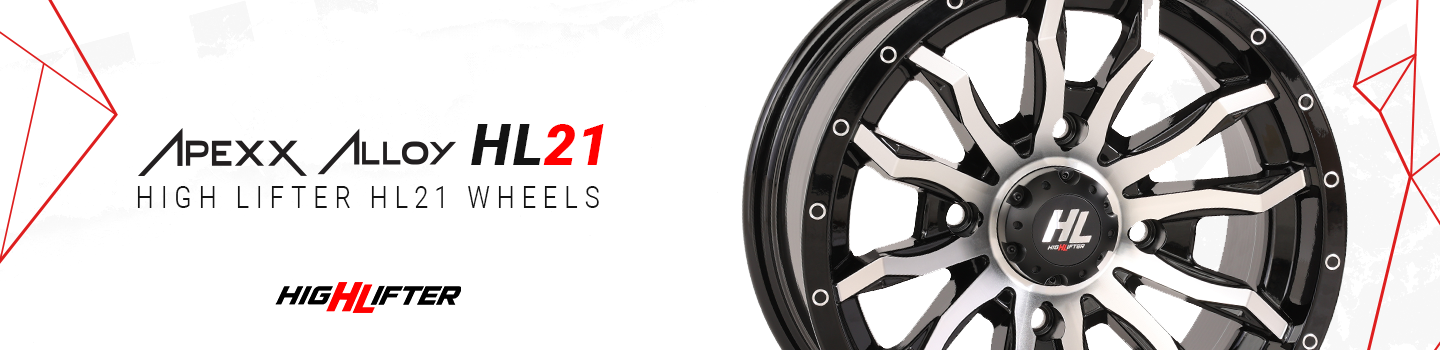 High Lifter HL21 Wheels, 12 Spoke Apexx Alloy