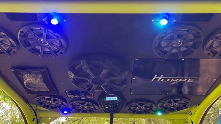 Honda Pioneer 1000-5 Stereo Roof, Full Massive Audio Setup