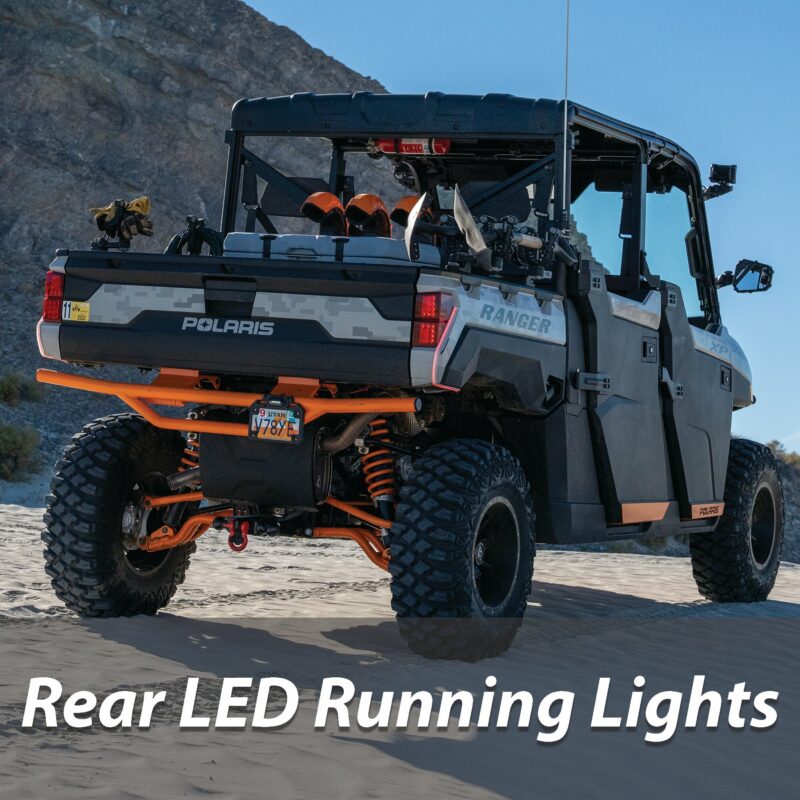 LED Striped UTV Universal Turn Signal Kit, Included Horn