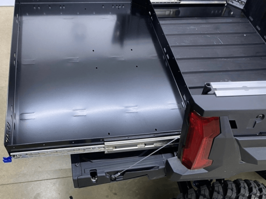 Custom Polaris Xpedition Storage Tray, Pull Out Option