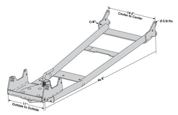 Complete Setup, CFMOTO CFORCE Snow Plow Package