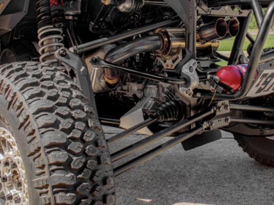 Laser Cut Can Am Maverick R Rear Axle Guard, CV Protection