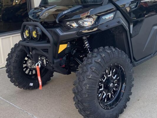 Remote Exit Can Am Defender Shocks, Upgraded Ride