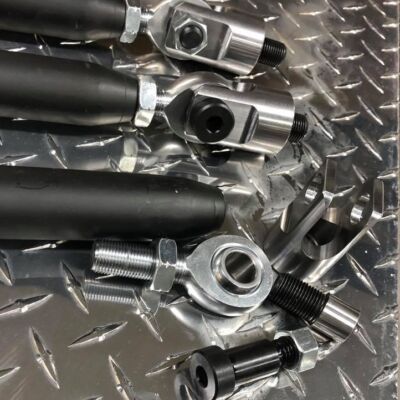 Solid Metal Can Am Commander Steering Tie Rods, Full Kit